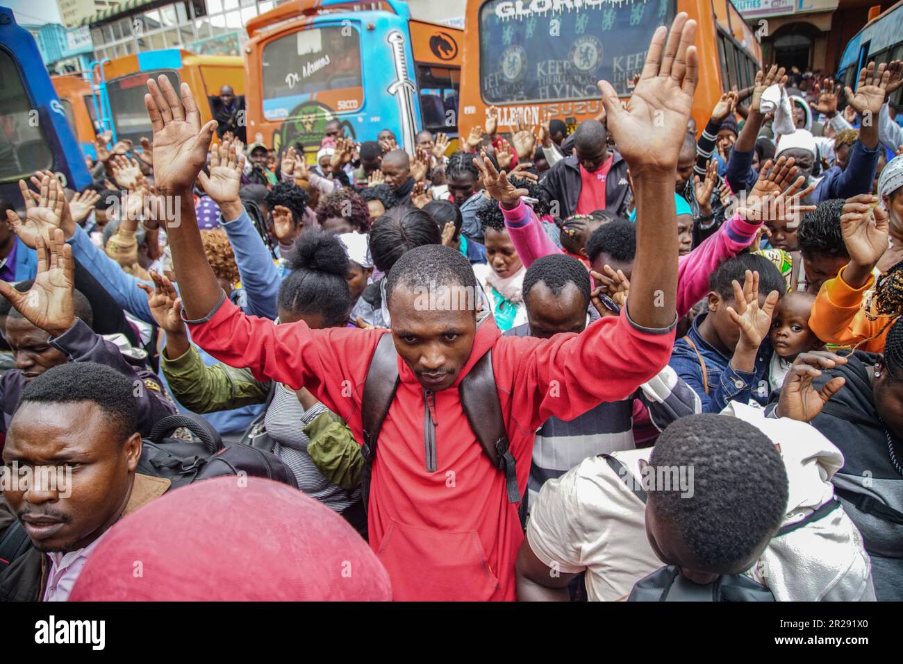Members of the public and followers of Televangelist Ezekiel Odero ...