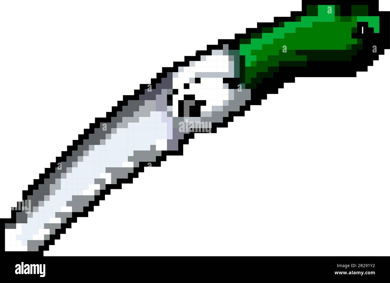 tool saw hand game pixel art vector illustration Stock Vector Image ...