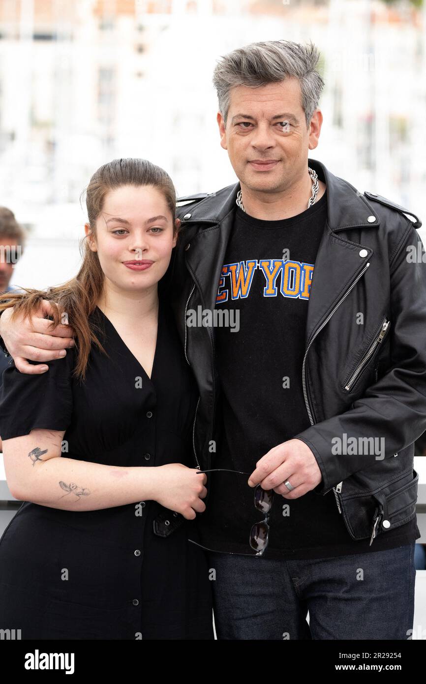 Cannes, France. 18th May, 2023. Benjamin Biolay and Anna Biolay attend ...
