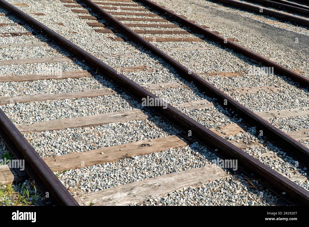 Railroad track details hi-res stock photography and images - Alamy