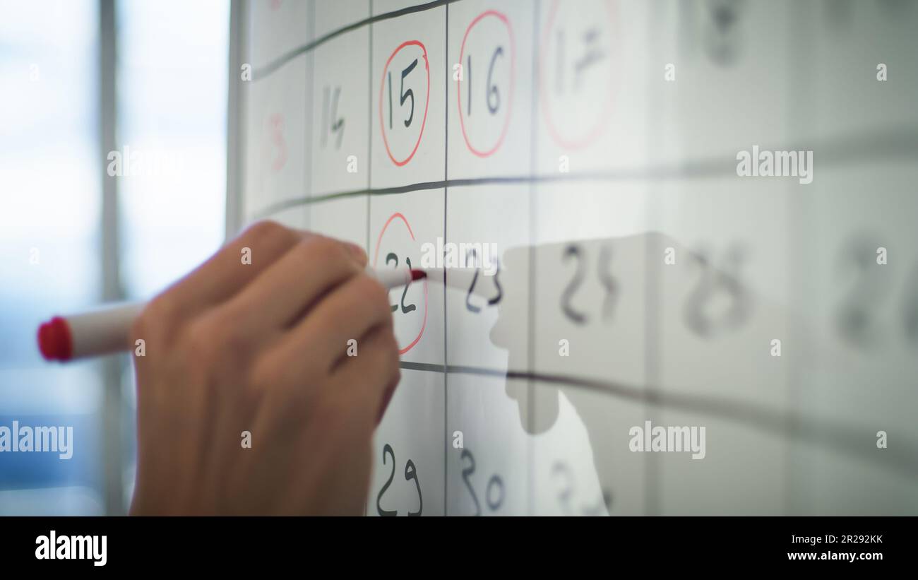 Marking dates hi-res stock photography and images - Alamy