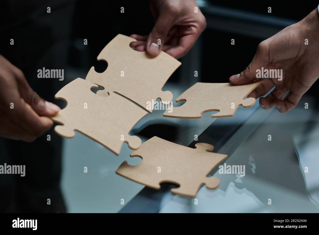 Jigsaw 4 pieces hi-res stock photography and images - Alamy