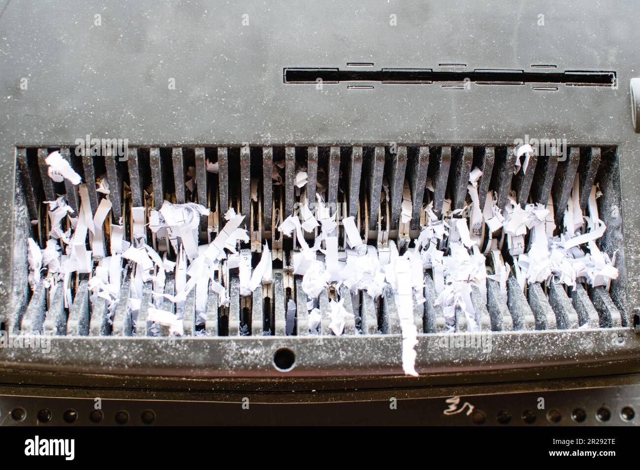 Maintenance of the paper shredder because it is used continuously for a ...