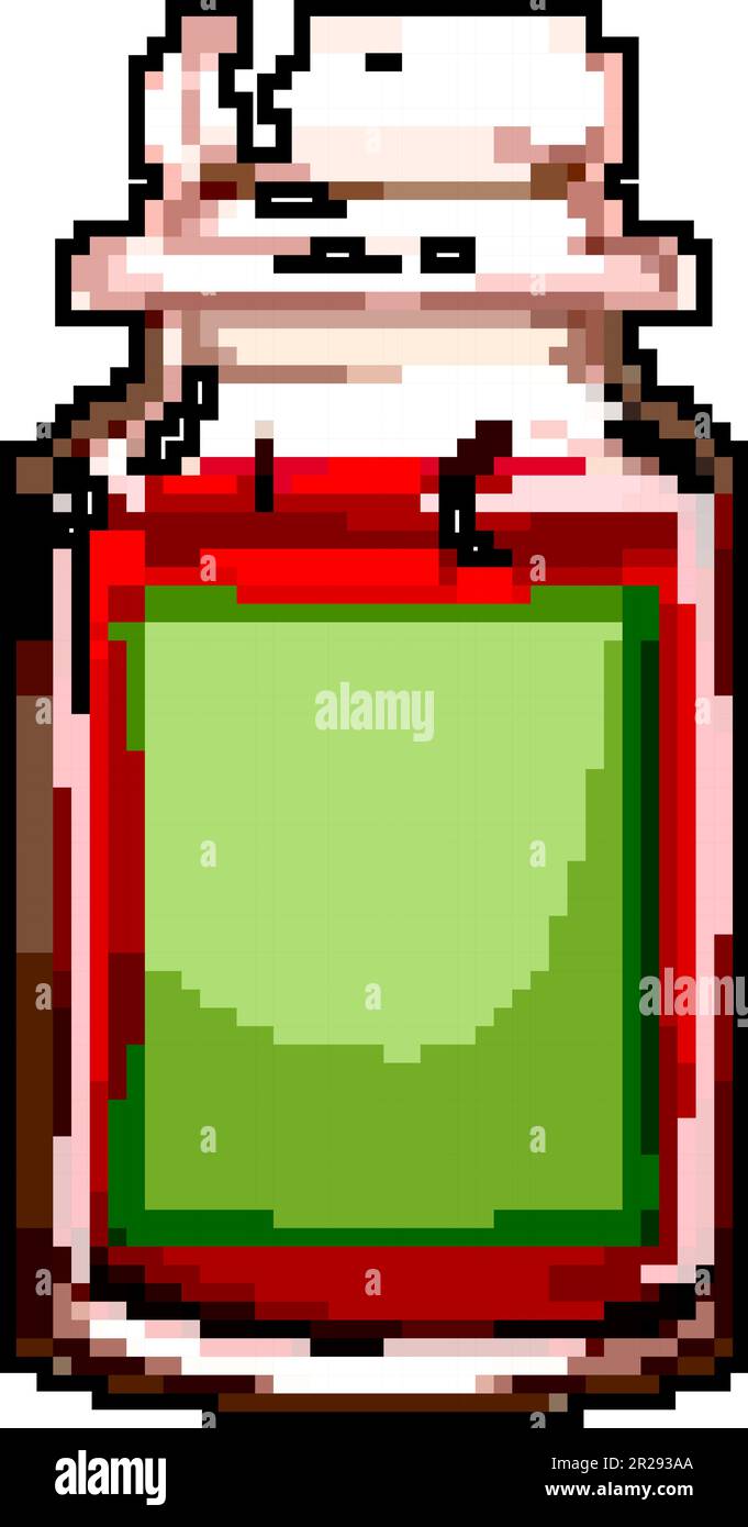 spa scented candle game pixel art vector illustration Stock Vector ...