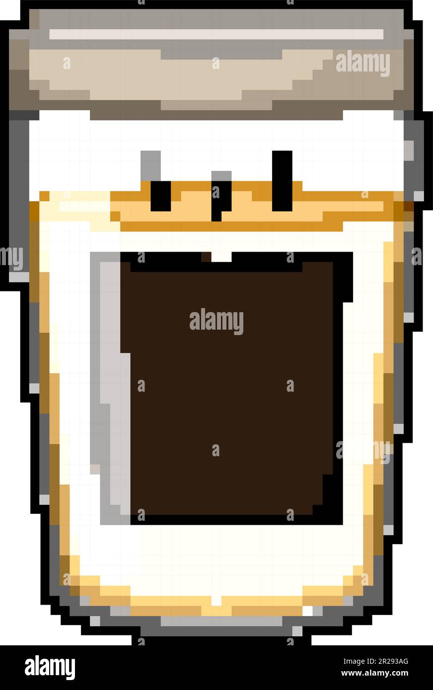 jar scented candle game pixel art vector illustration Stock Vector ...