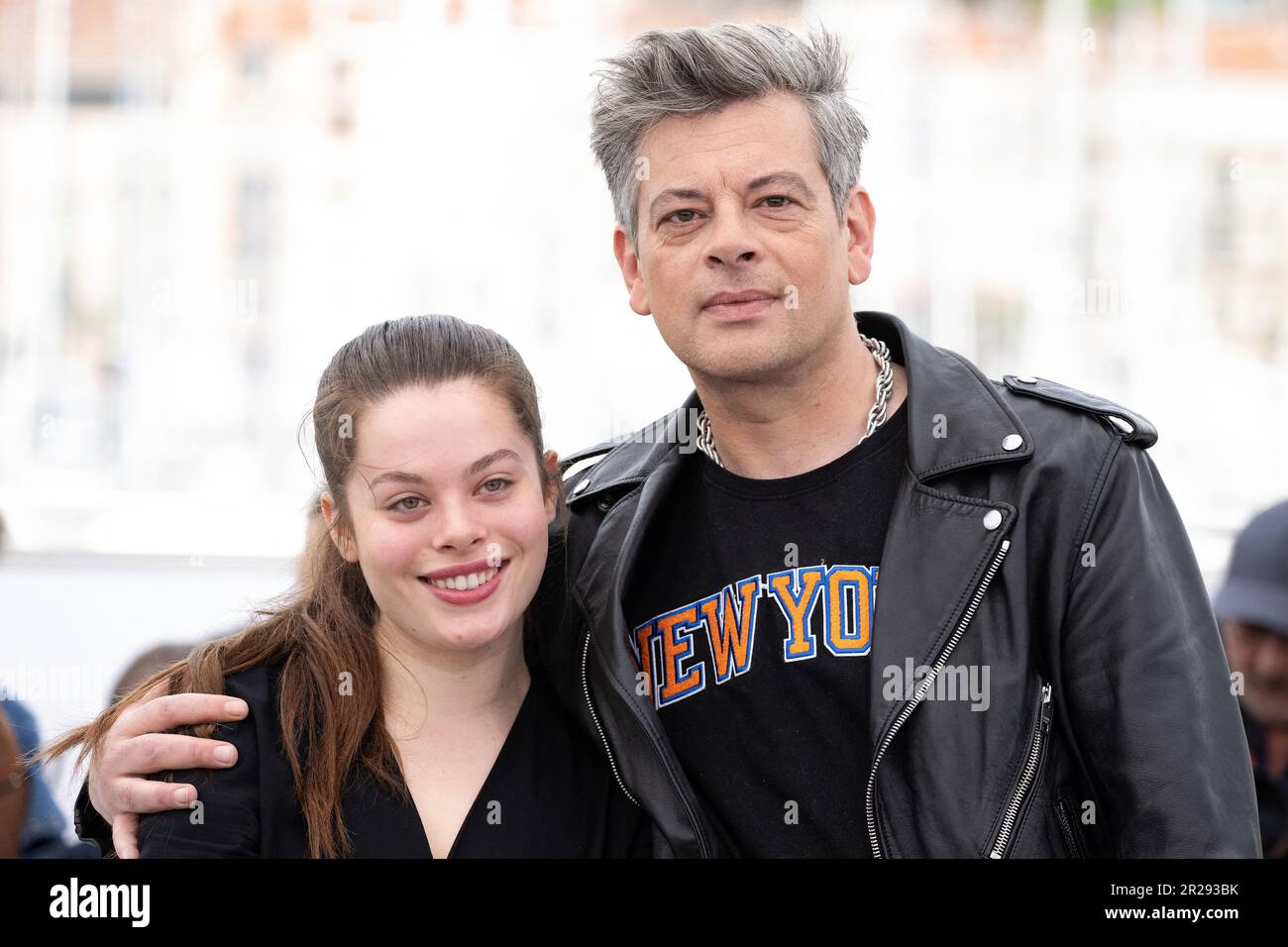 Cannes, France. 18th May, 2023. Benjamin Biolay and Anna Biolay attend ...