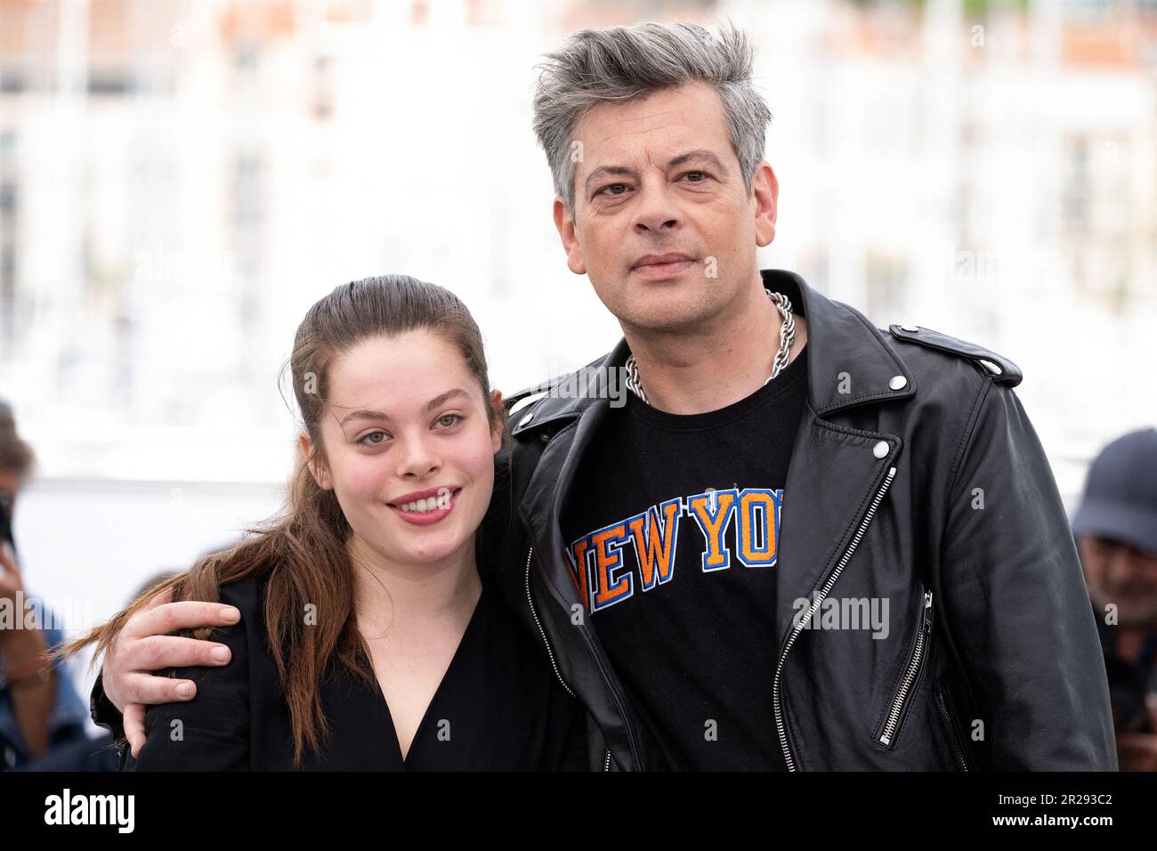 Cannes, France. 18th May, 2023. Benjamin Biolay and Anna Biolay attend ...