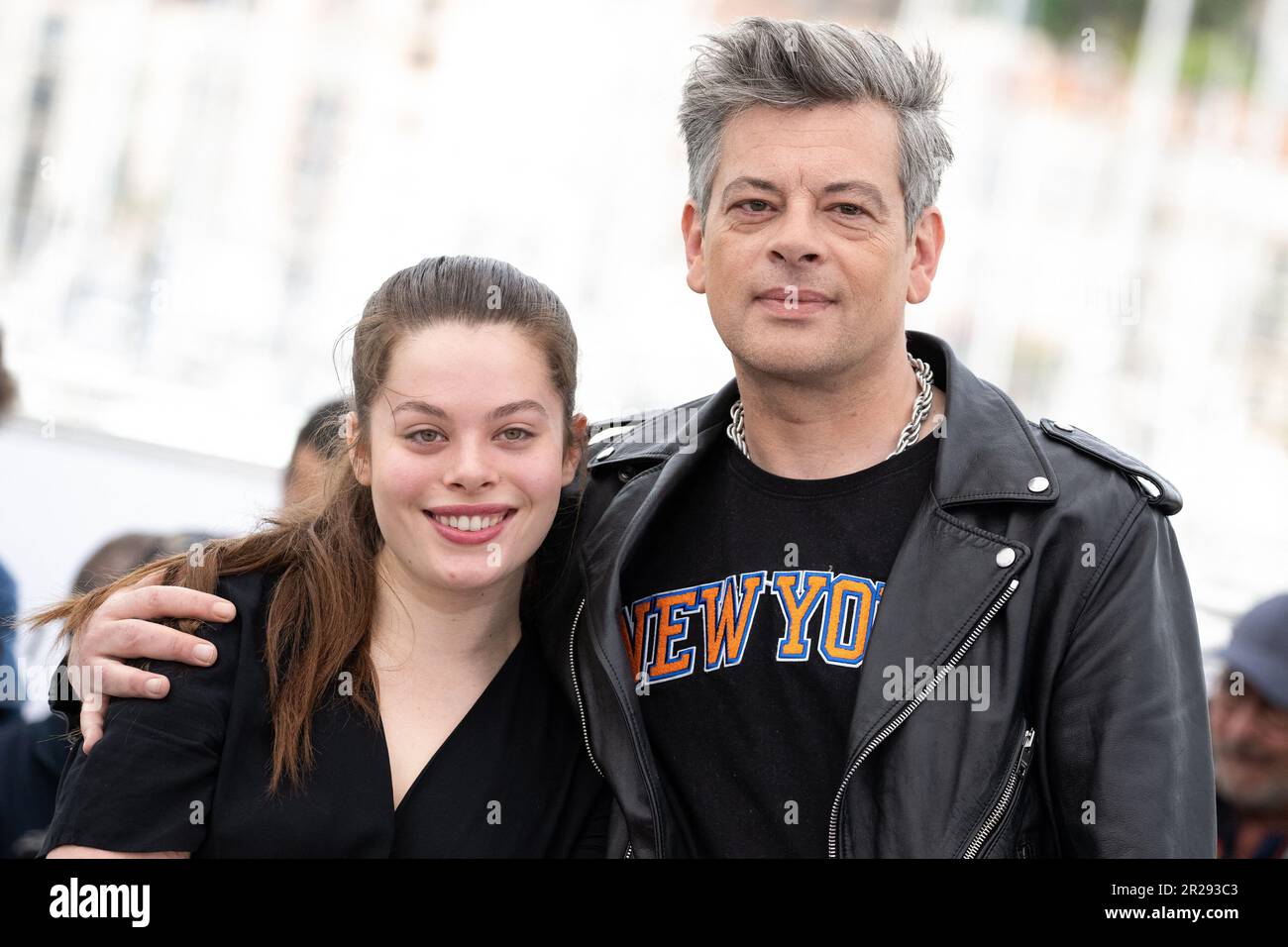 Cannes, France. 18th May, 2023. Benjamin Biolay and Anna Biolay attend ...