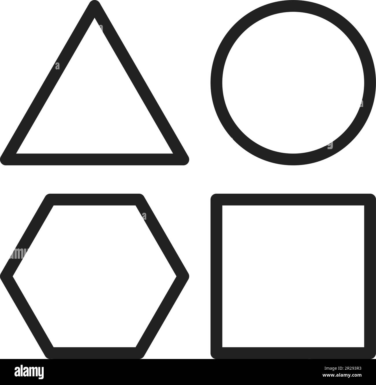 Shapes icon vector image. Suitable for mobile application web ...