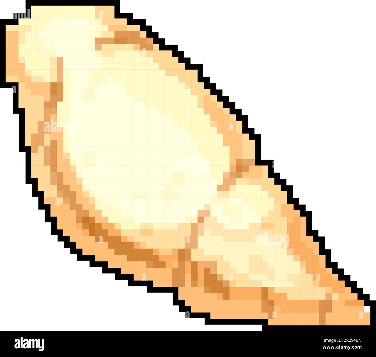 vacation sea shell game pixel art vector illustration Stock Vector ...