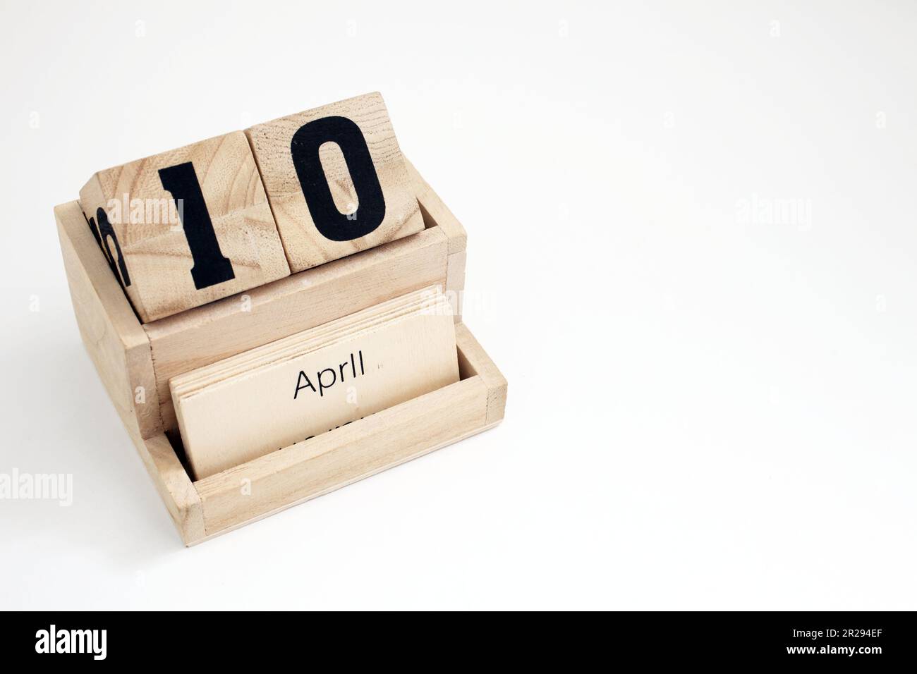 Wooden april hi-res stock photography and images - Alamy