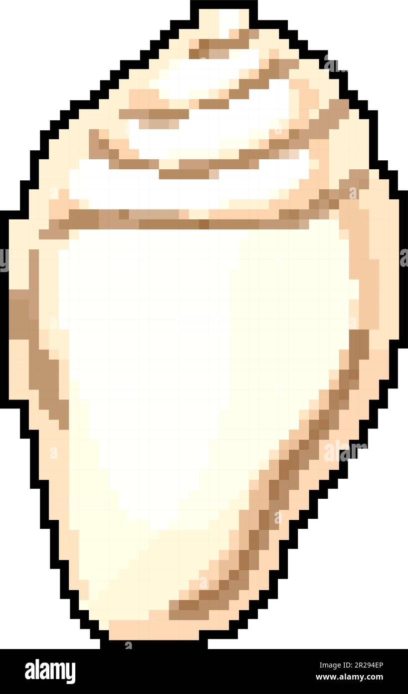 clam sea shell game pixel art vector illustration Stock Vector Image ...