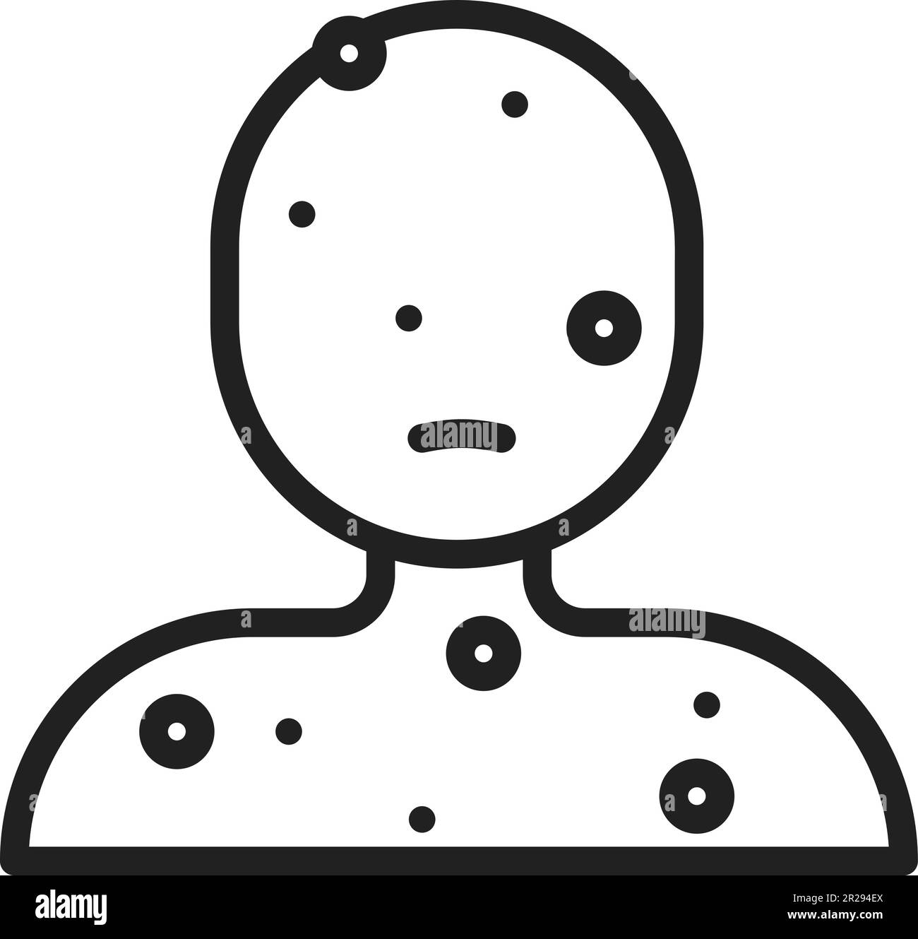 Skin Disease icon vector image Stock Vector Image & Art - Alamy