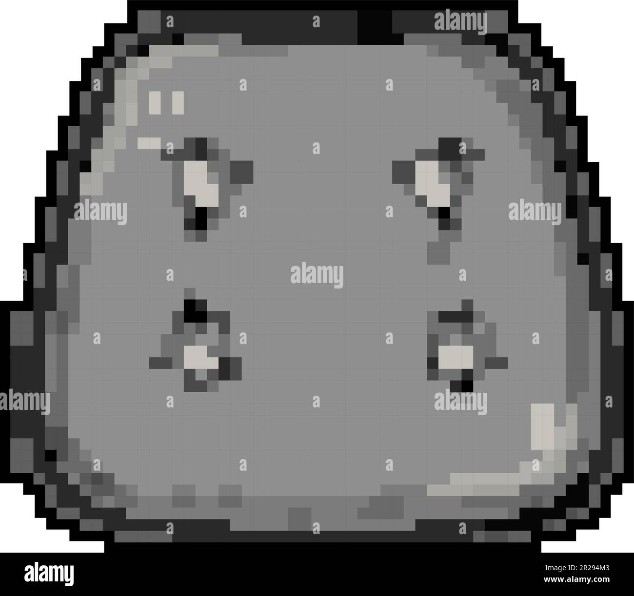 chair seat cushion game pixel art vector illustration Stock Vector ...