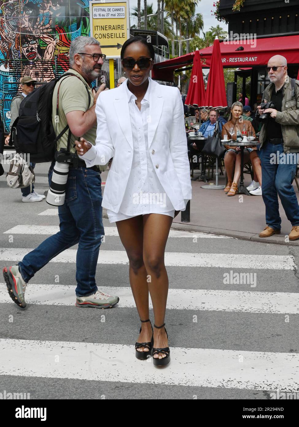 Cannes, France. 18th May, 2023. 76th Cannes Film Festival 2023 Day 3 ...