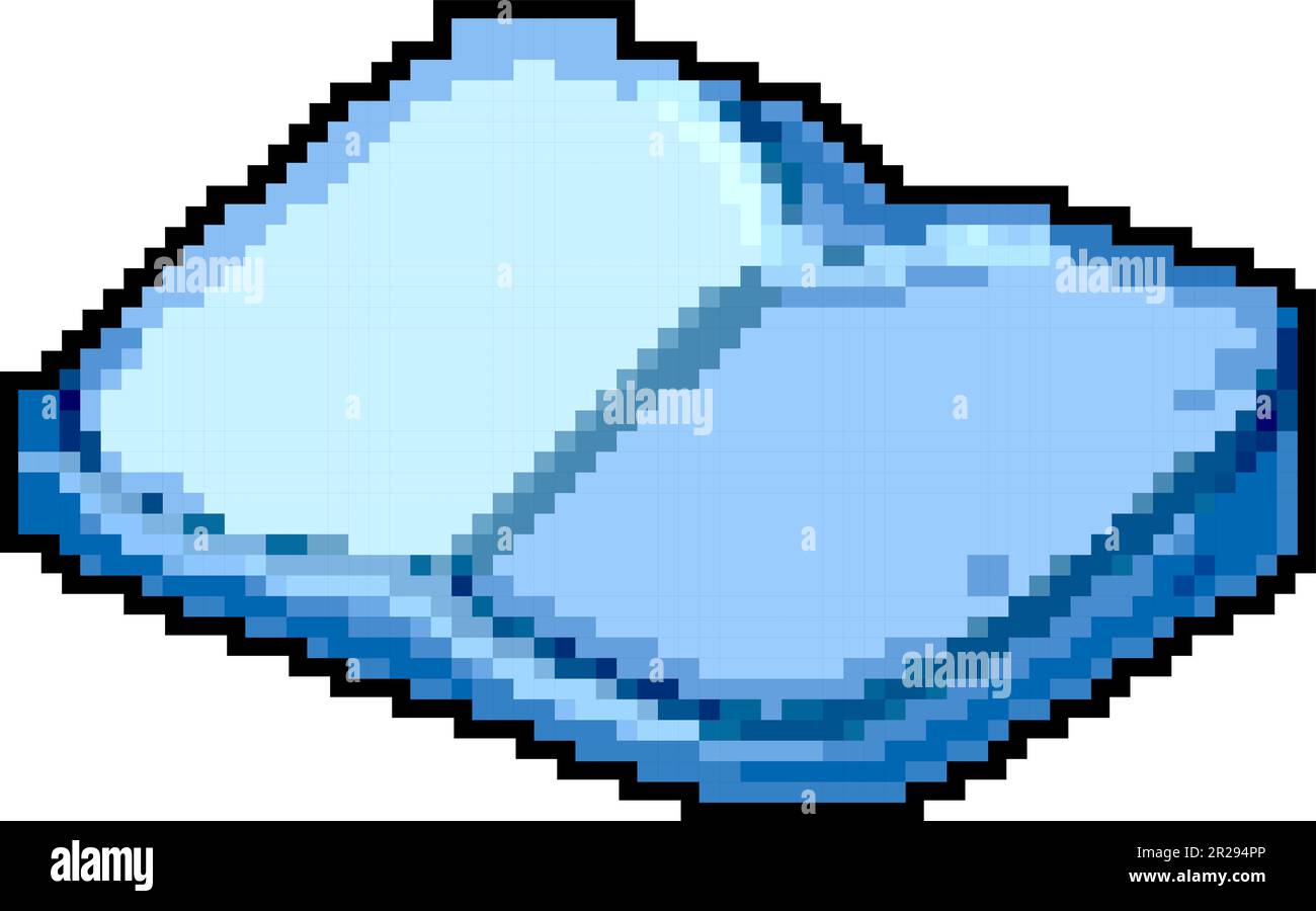 interior seat cushion game pixel art vector illustration Stock Vector ...