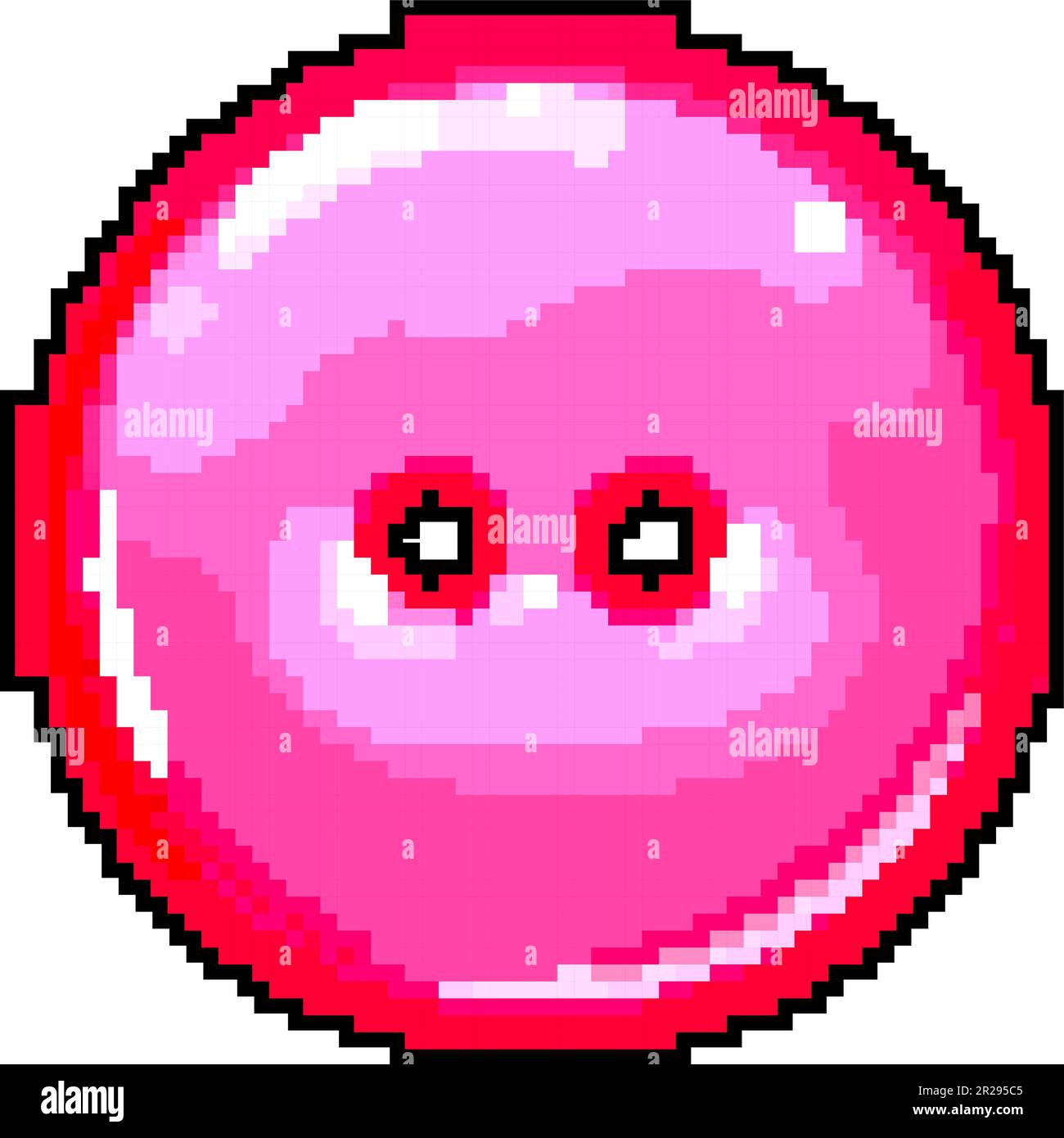 tailor sewing button game pixel art vector illustration Stock Vector ...