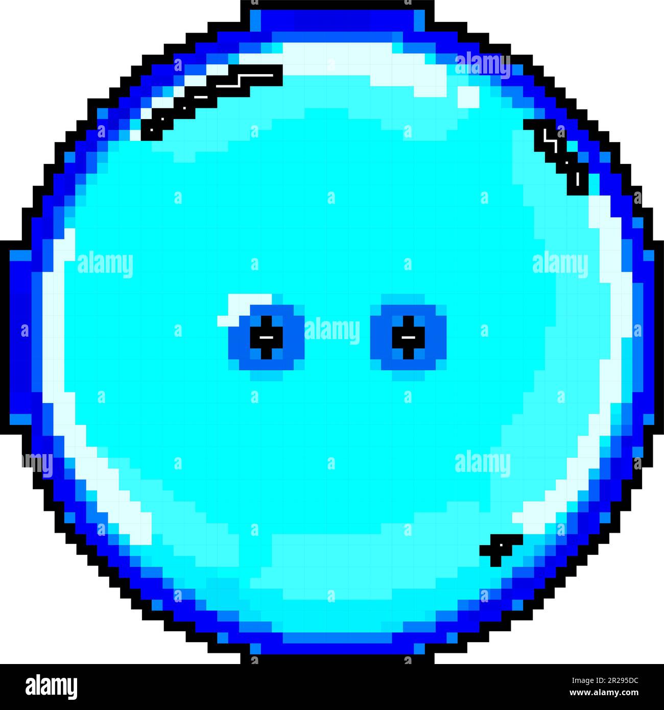 sew sewing button game pixel art vector illustration Stock Vector Image ...