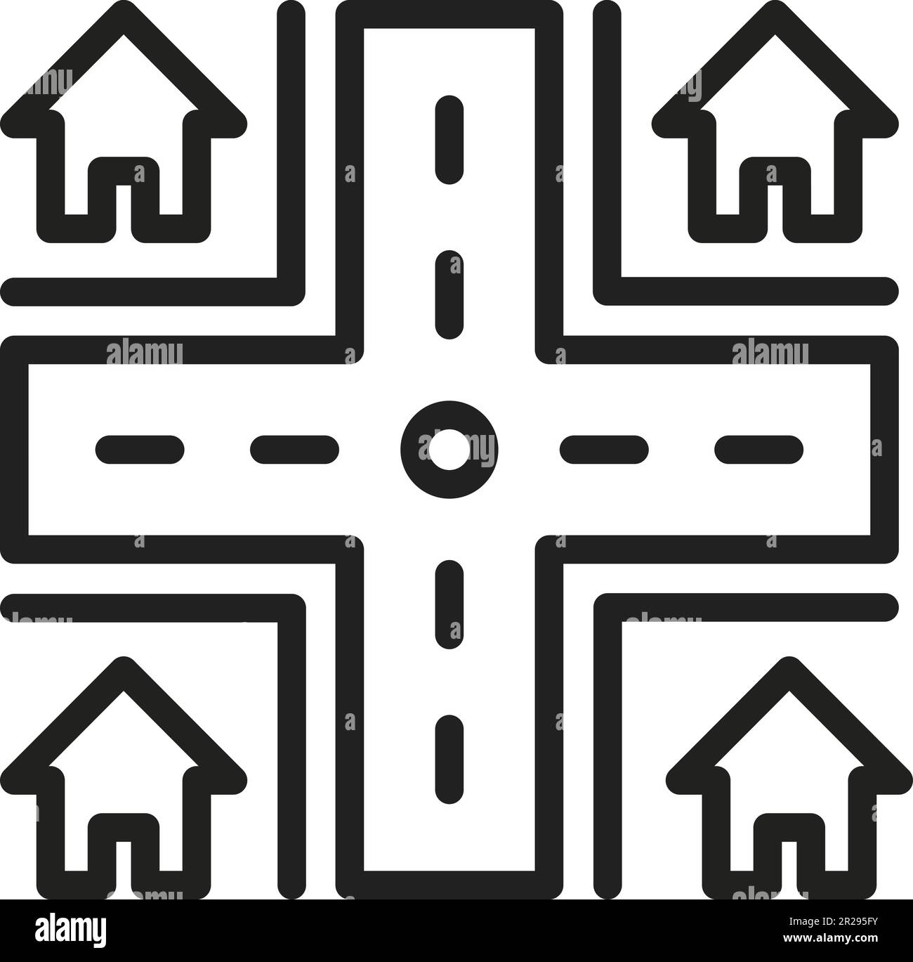 Street icon vector image. Suitable for mobile application web ...