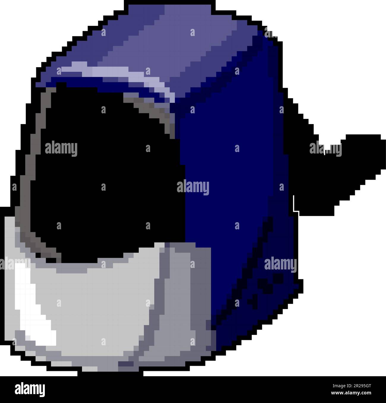 hand pencil sharpen game pixel art vector illustration Stock Vector ...
