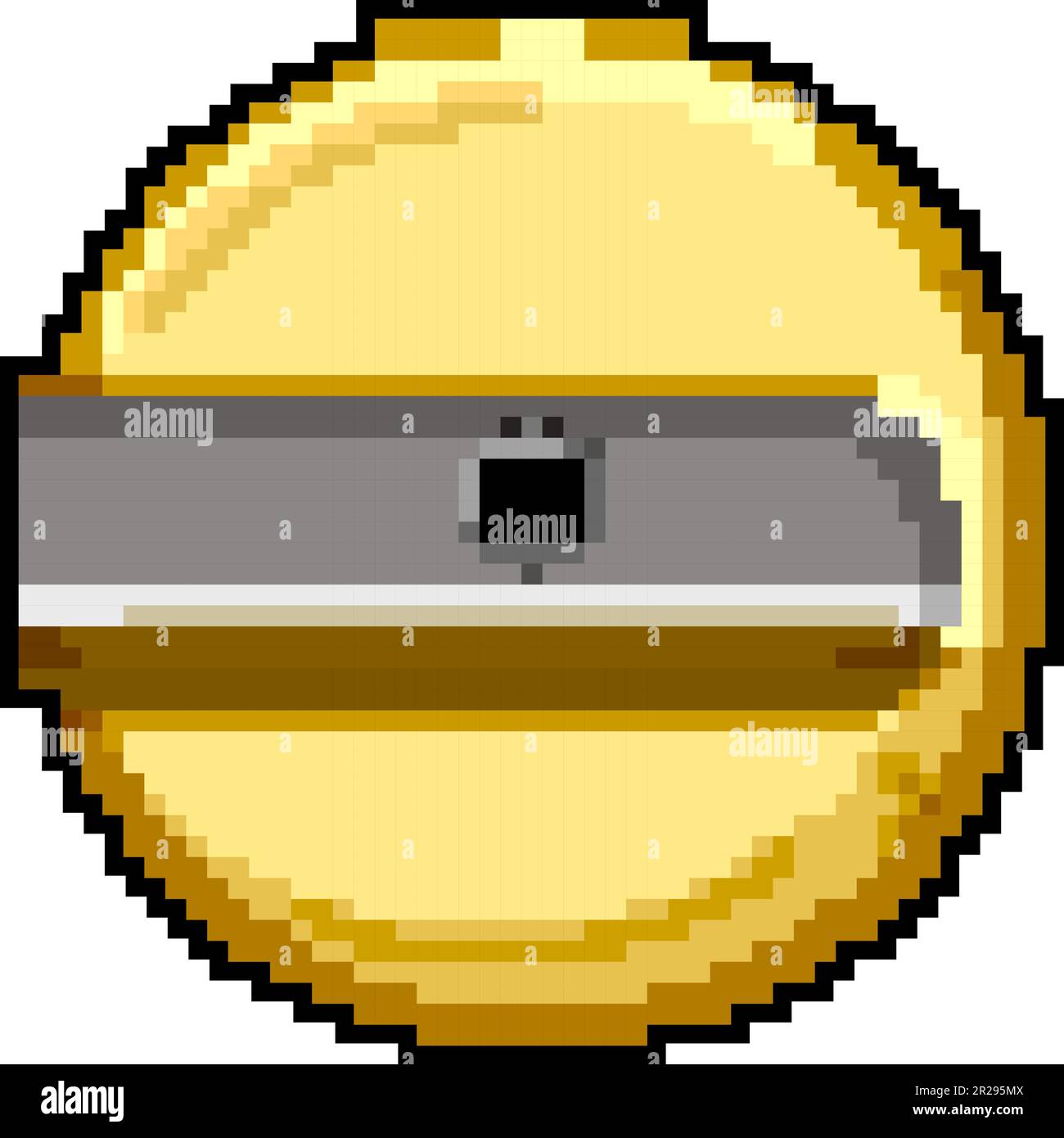 plastic pencil sharpen game pixel art vector illustration Stock Vector ...