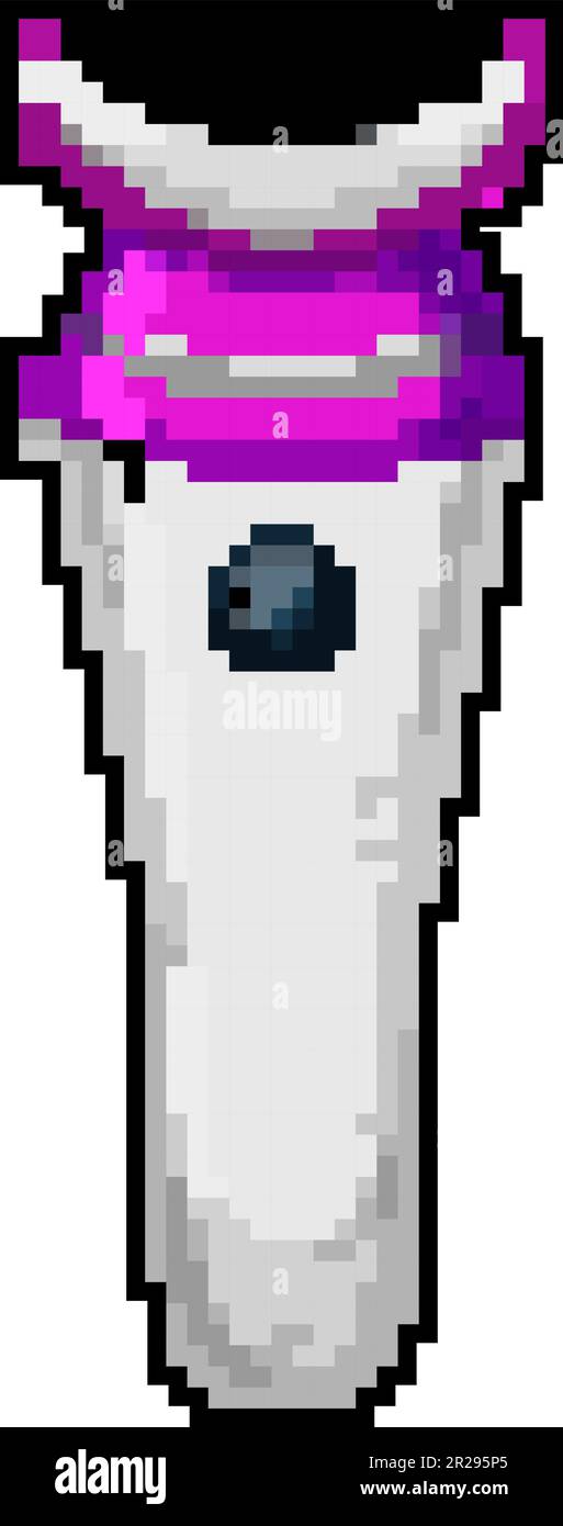 razor shaver electric game pixel art vector illustration Stock Vector ...