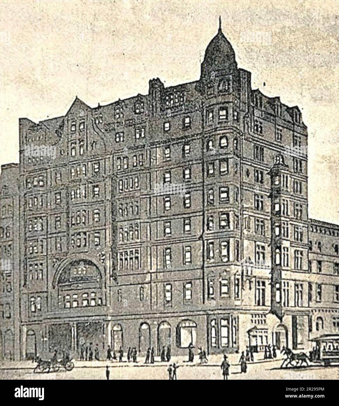 Wallack's Theatre, 30th Street, as planned. Apartments over the ...