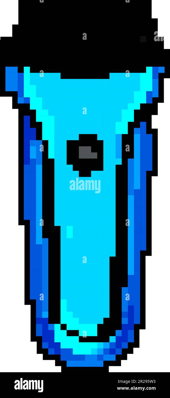 hair shaver electric game pixel art vector illustration Stock Vector ...