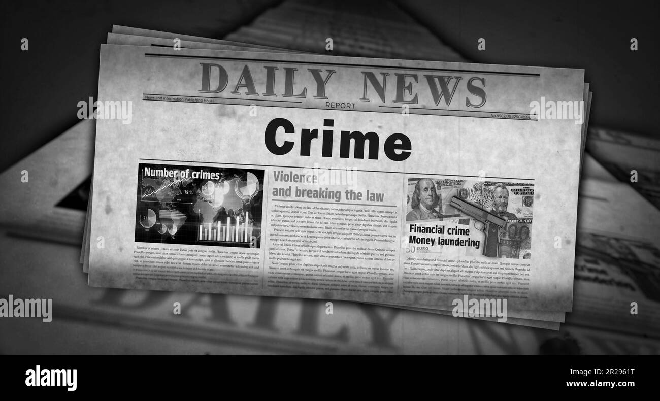 Violence newspaper Black and White Stock Photos & Images - Alamy