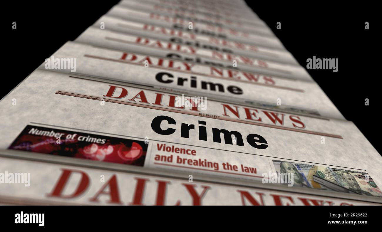 Crime investigation forensic and justice vintage news and newspaper ...