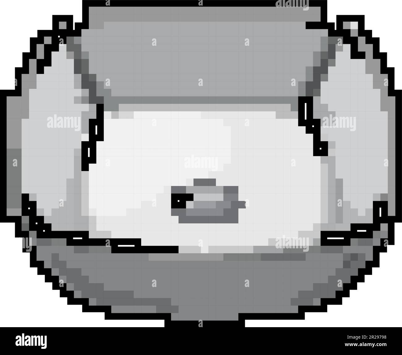interior sink ceramic game pixel art vector illustration Stock Vector ...