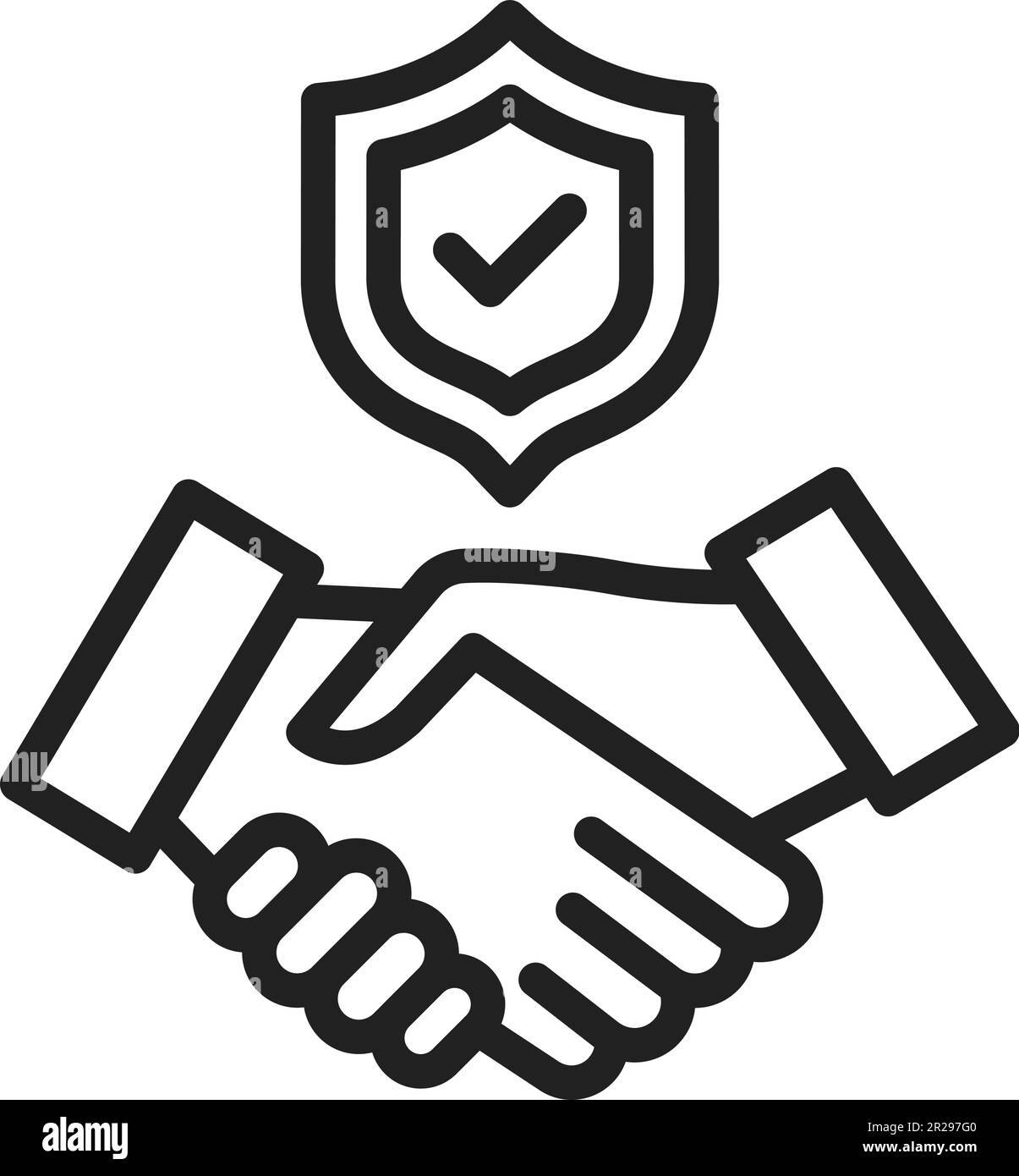 Trust icon vector image. Suitable for mobile application web ...