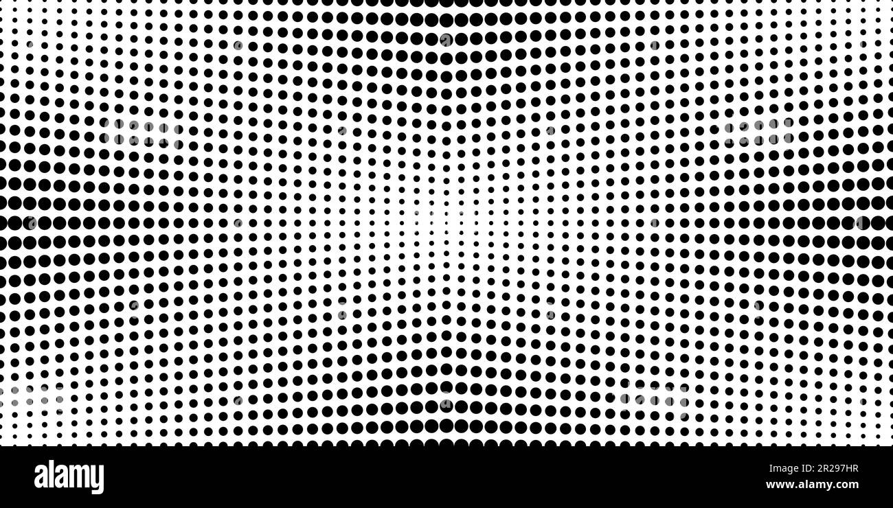 Poka dots halftone seamless pattern. Abstract graphic vector background ...