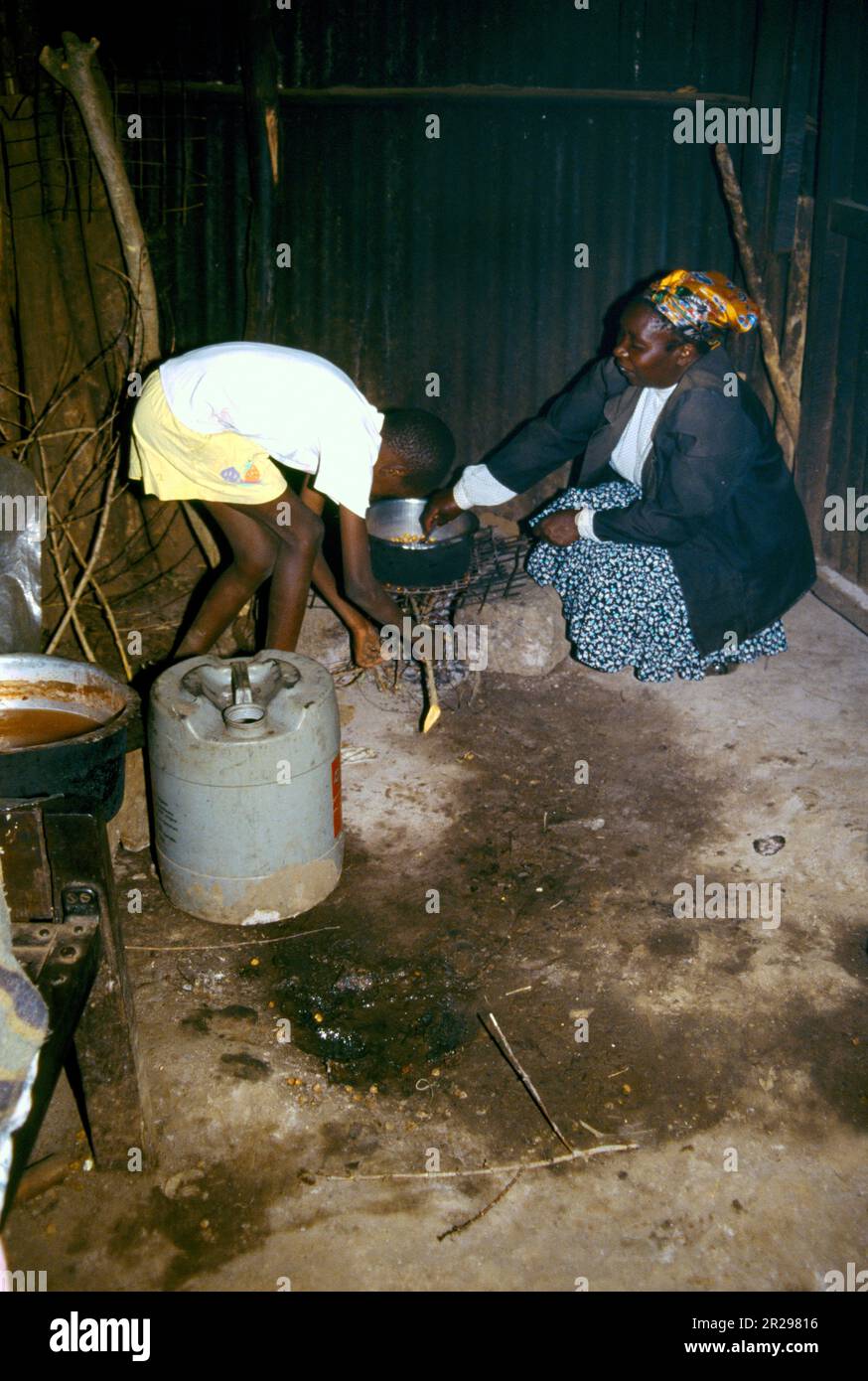 Kenyan family dinner hi-res stock photography and images - Alamy