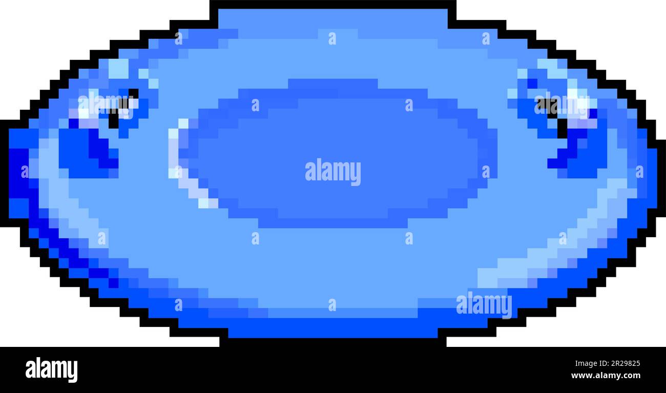 toboggan sled snow game pixel art vector illustration Stock Vector ...