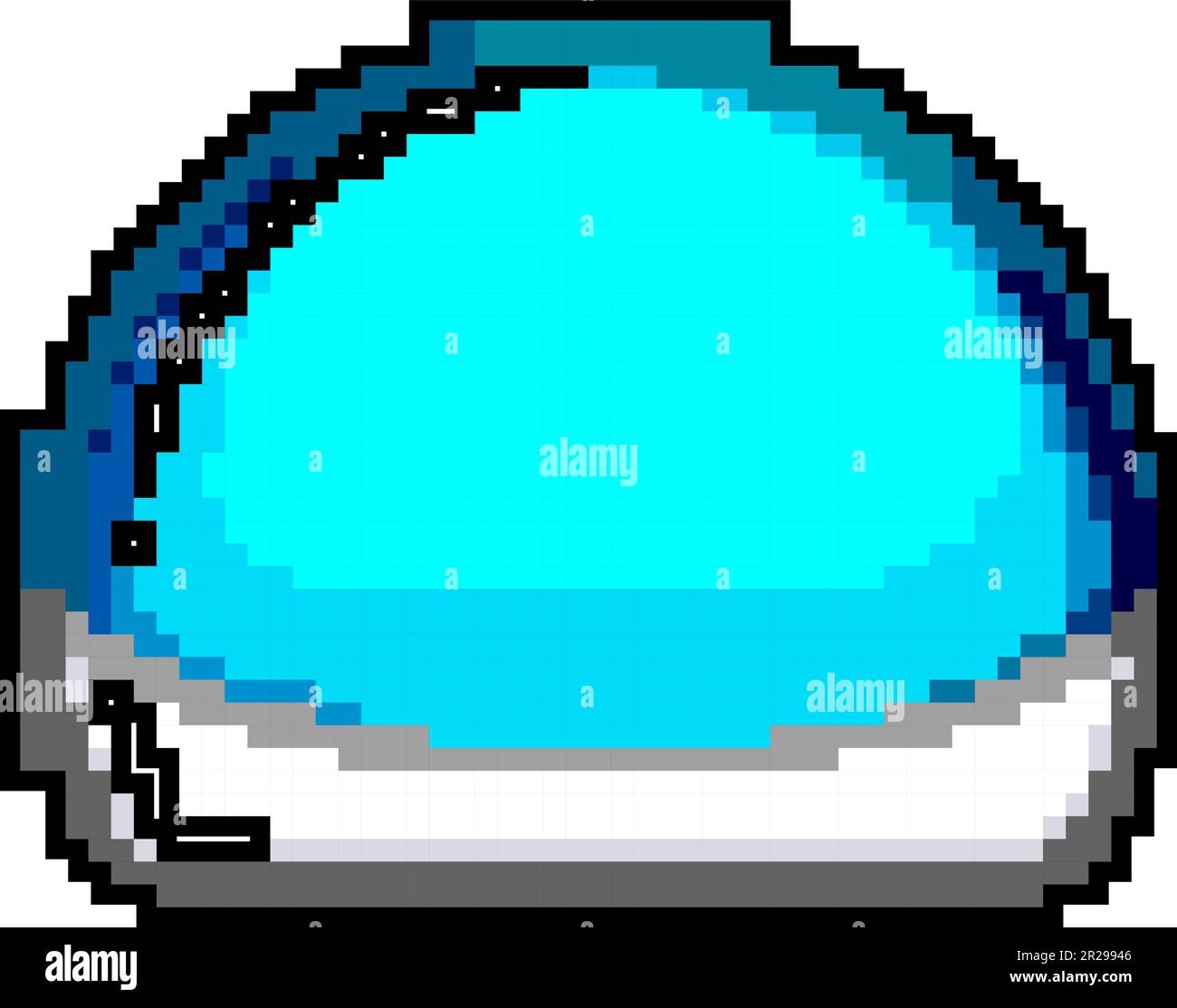 bulb smart lamp game pixel art vector illustration Stock Vector Image ...