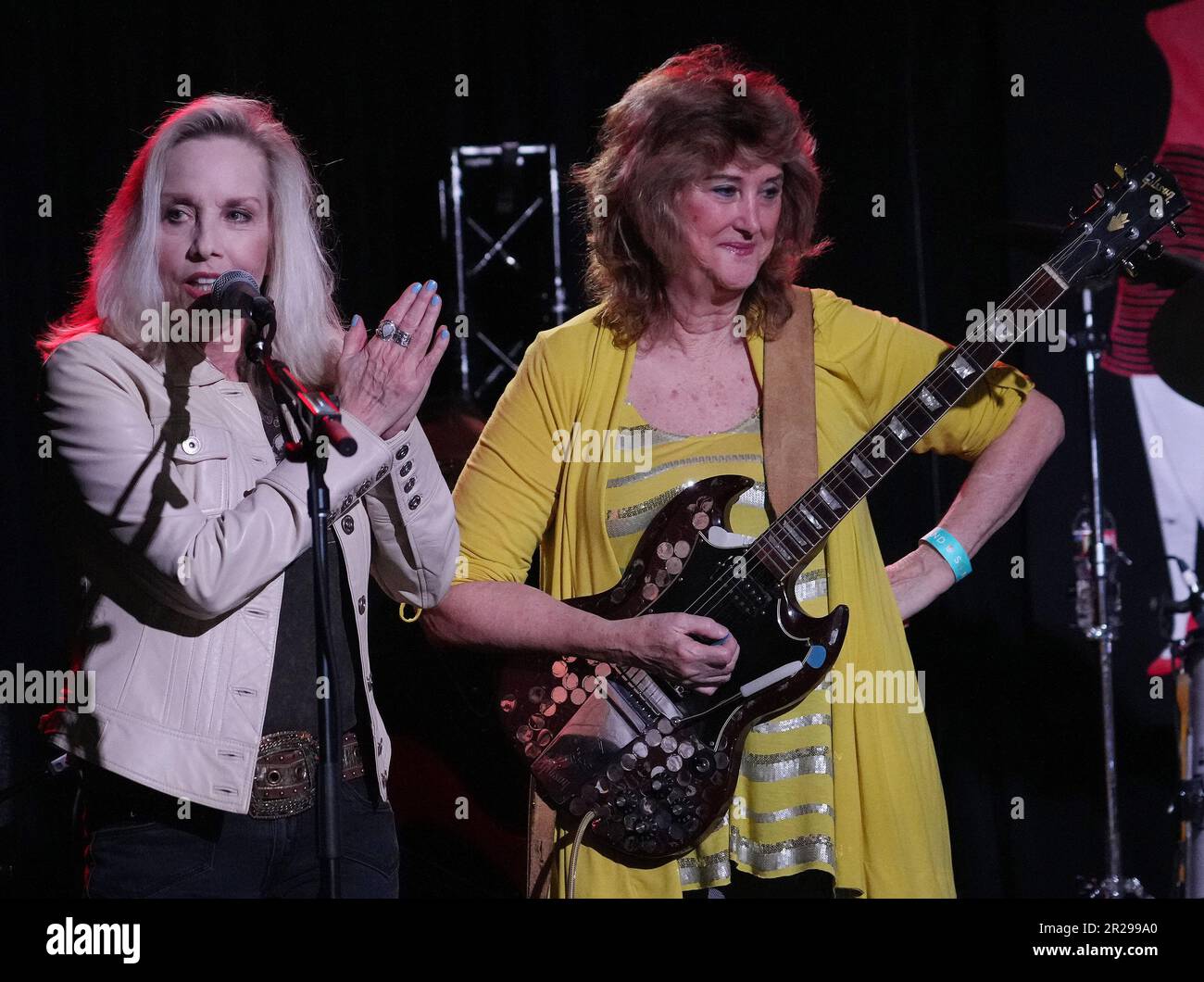 Los Angeles, USA. 17th May, 2023. (L-R) Cherie Currie of THE RUNAWAYS ...
