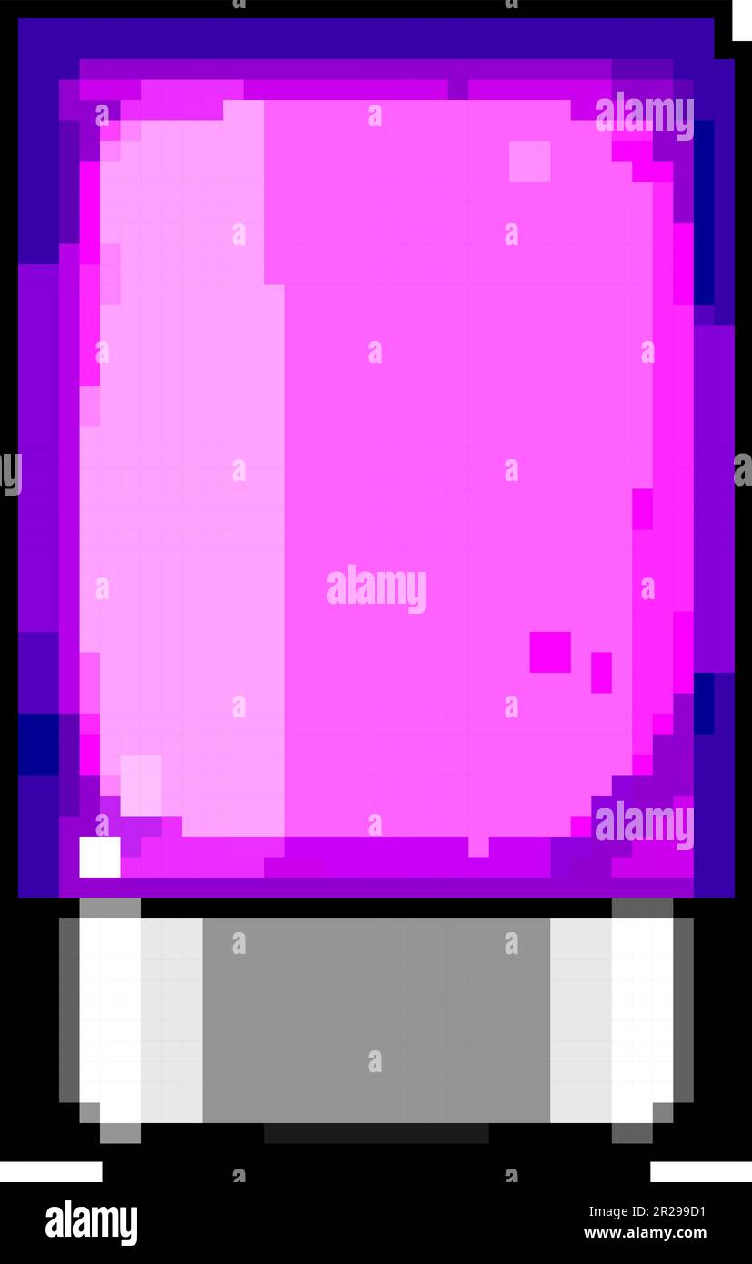 electric smart lamp game pixel art vector illustration Stock Vector ...