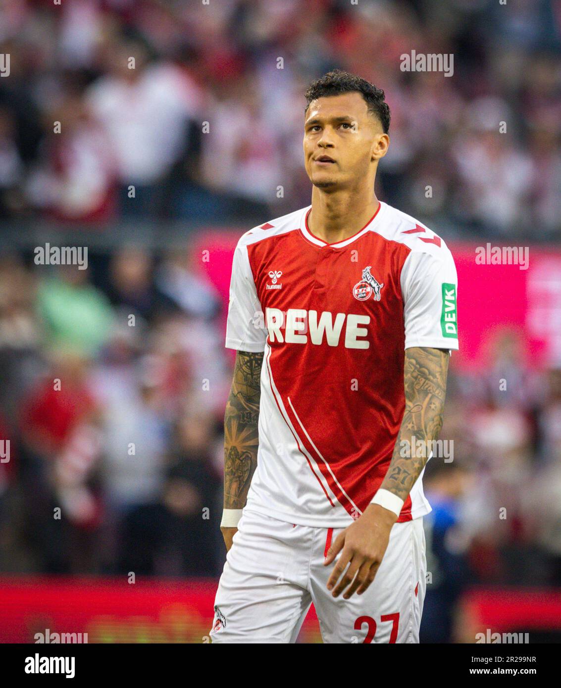 Köln, Germany. 12th Mai, 2023. Davie Selke (Köln) 1. FC Köln - Hertha ...