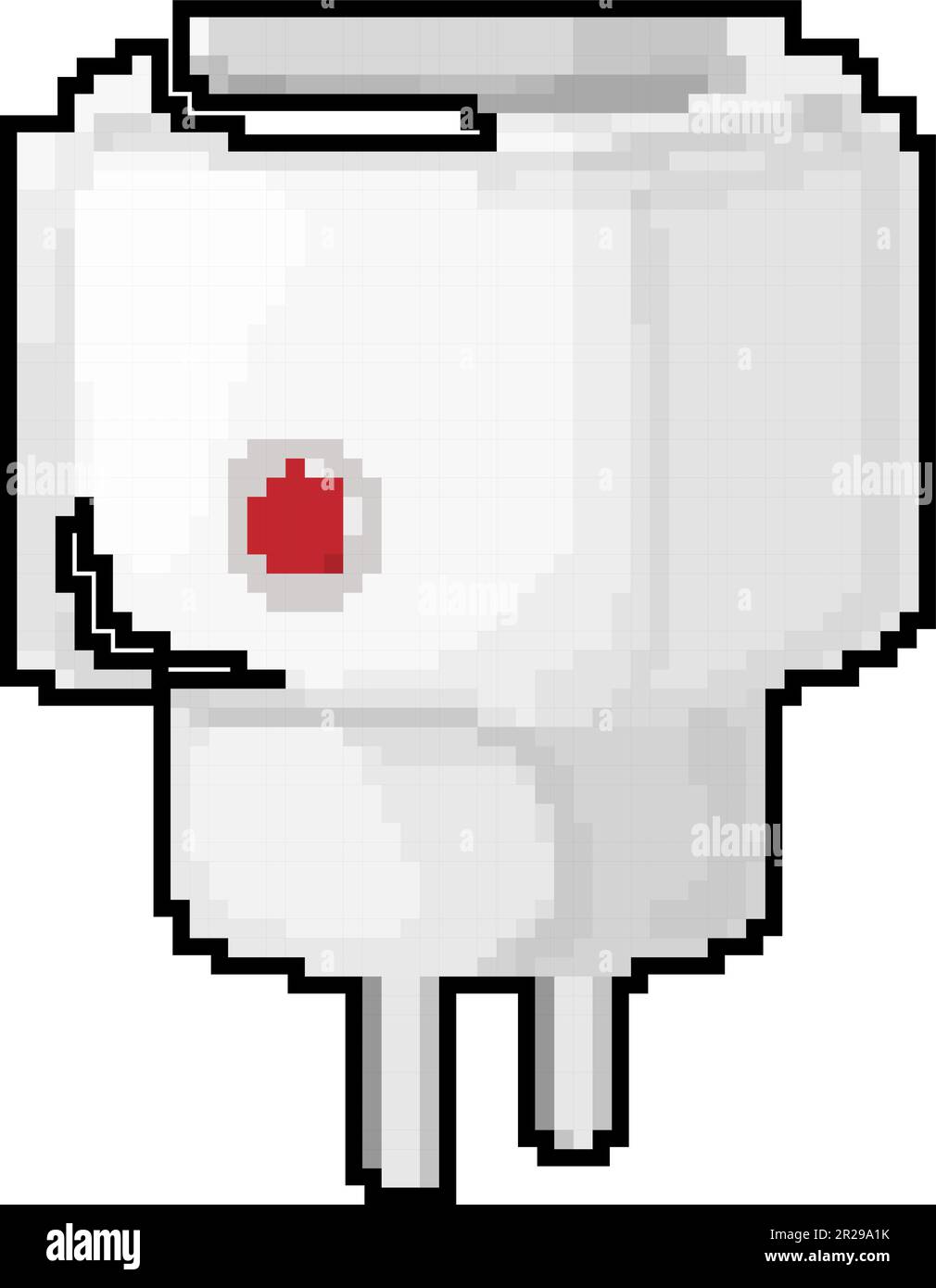 electric smar plug game pixel art vector illustration Stock Vector ...