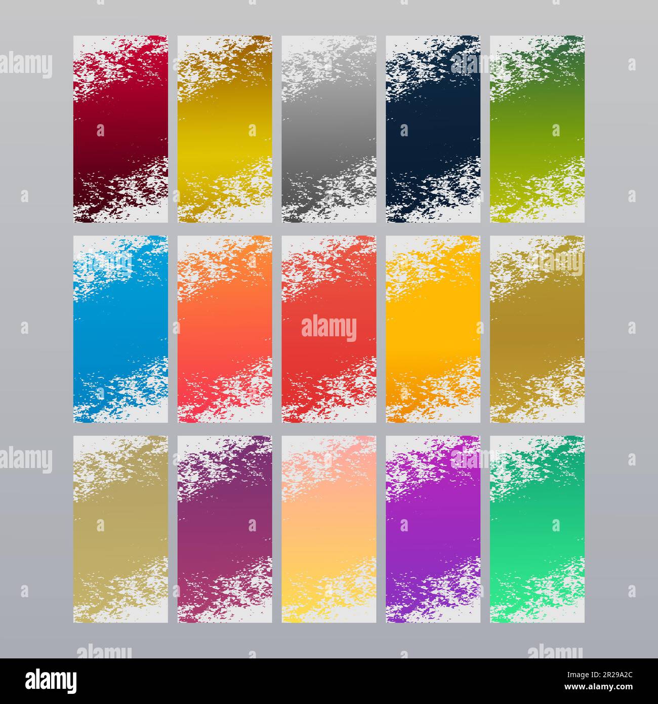 Simple and colorful modern abstract banner template collection ...