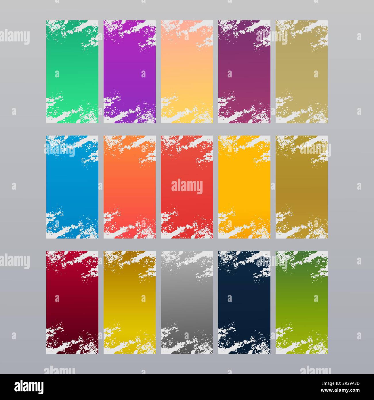 Simple and colorful modern abstract banner template collection ...