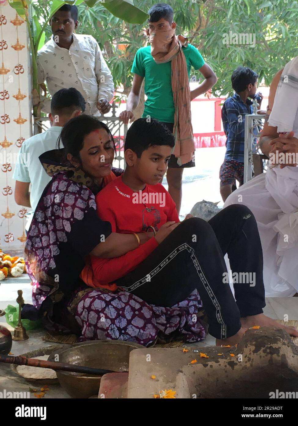 Hindu brahmin Upanayana or The sacred thread ceremony. His entry into ...