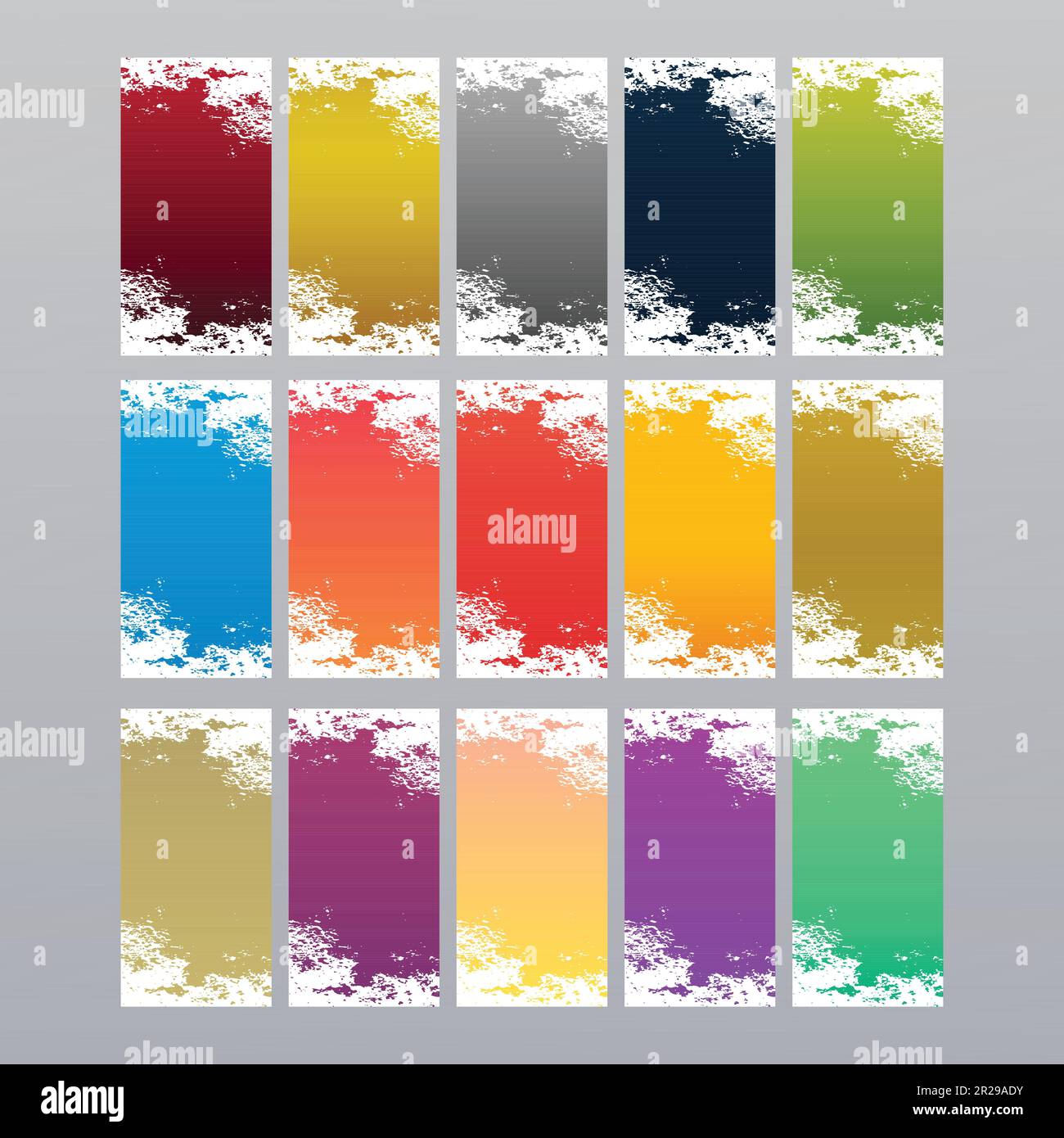 Simple and colorful modern abstract banner template collection ...