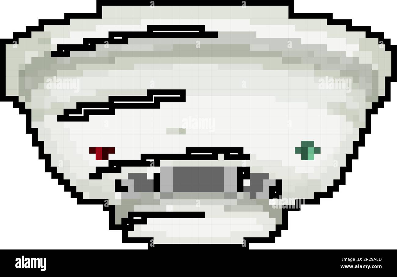 Pixel art game design icon siren Cut Out Stock Images & Pictures - Alamy