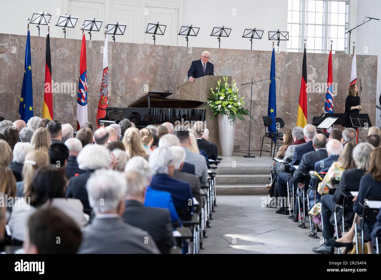 Frankfurt, Germany. 18 May 2023. German President Frank-Walter ...