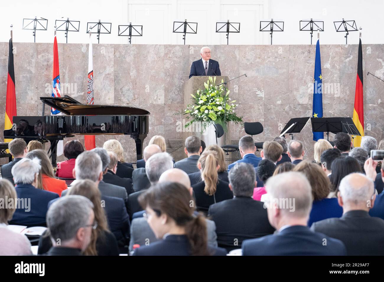 Frankfurt, Germany. 18 May 2023. German President Frank-Walter ...
