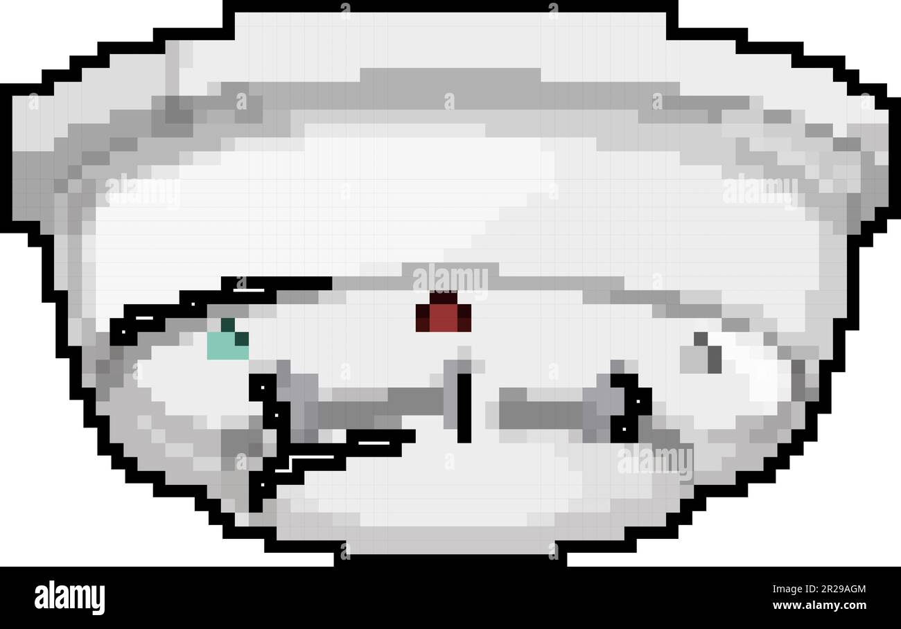 home smoke detector game pixel art vector illustration Stock Vector ...