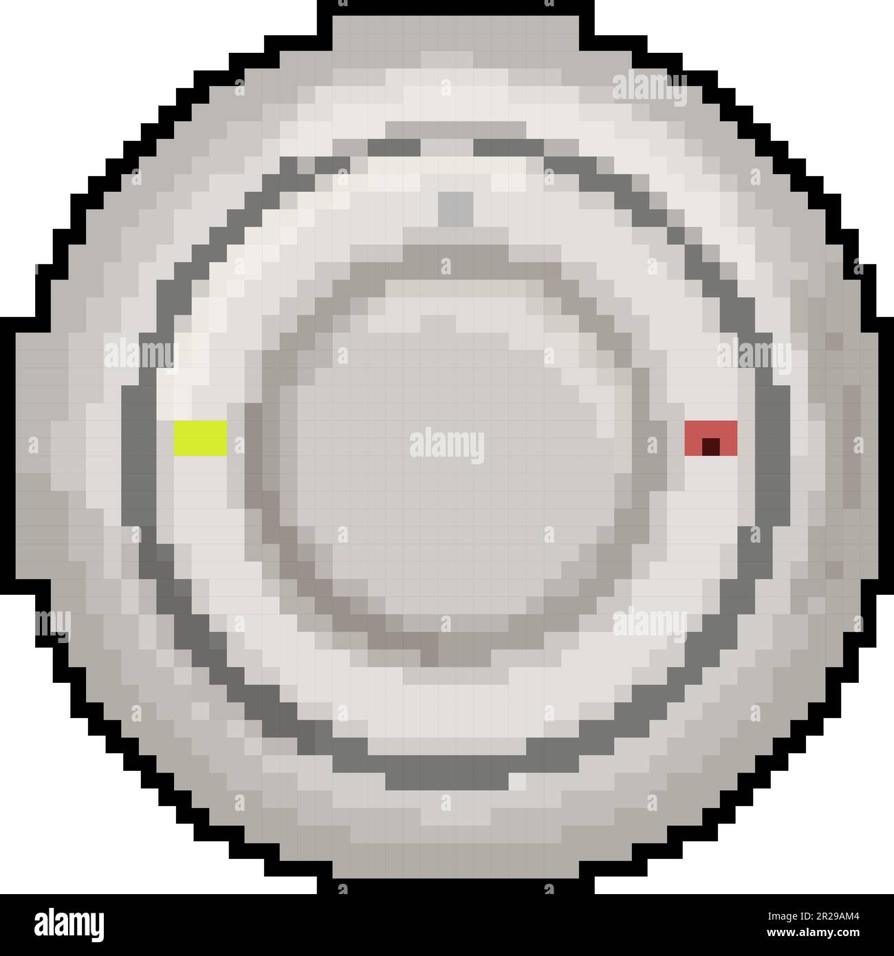 monoxide smoke detector game pixel art vector illustration Stock Vector ...
