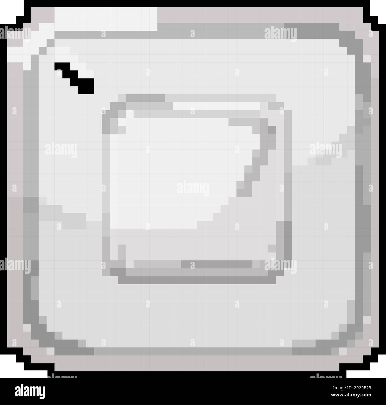 Pixel art game design icon siren hi-res stock photography and images ...